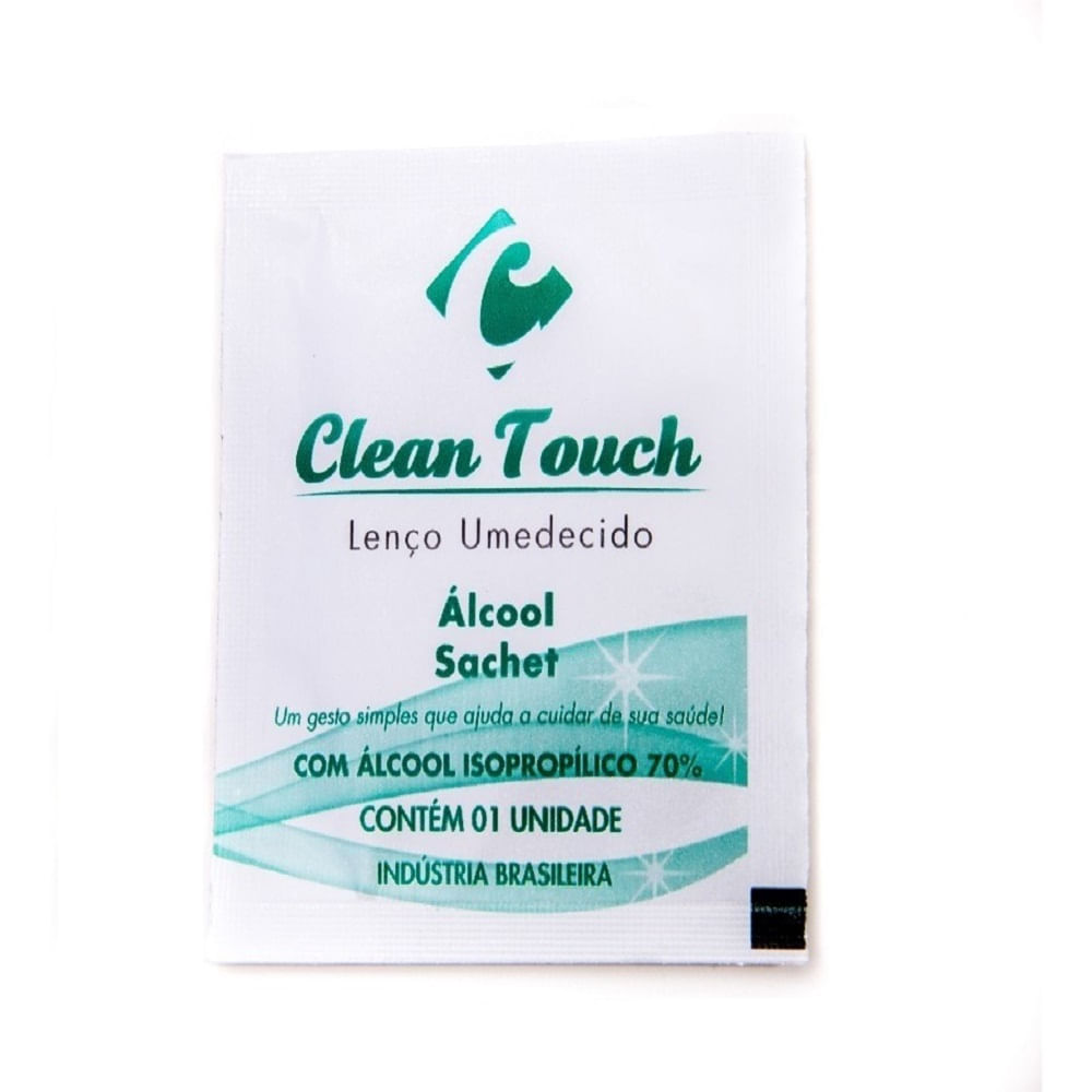 Lenço Umedecido em Alcool Isopropílico - teor alcoolico 70% - Clean ... Lenço Umedecido em Alcool Isopropílico - teor alcoolico 70% - Clean ...